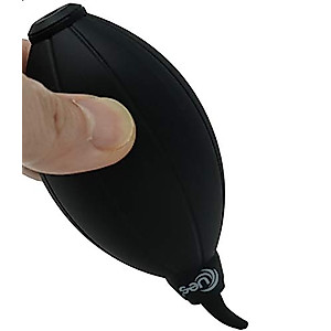 UES Air Blower Dust Blaster for Digital, DSLR, SLR Cameras Sensor Lens Cleaning, Rubber Bulb Air Pump Dust Blower Cleaner - Black