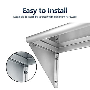 Aplancee 21Pcs Steam Table Pan of Stainless Steel Food Pan