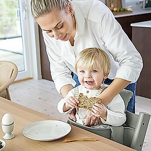 Tripp Trapp Classic Cushion, Glacier Green - Pair with Tripp Trapp Chair & High Chair for Support and Comfort - Machine Washable - Fits All Tripp Trapp Chairs