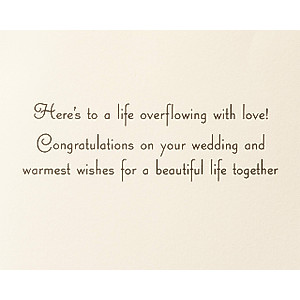 Papyrus Wedding Card - Designed By Bella Pilar (Overflowing with Love)