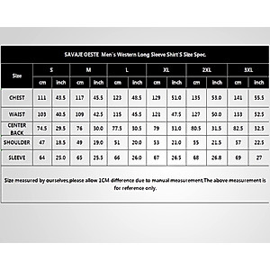 SALVAJE OESTE Embroidered Western Cowboy Shirts for Men Snap Button Long Sleeve Shirt with Western Cowboy Embroidery Black-Yellow