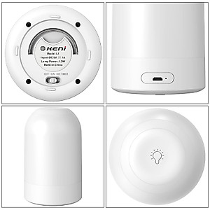 G Keni Baby Night Light for Kids, LED Touch Lamp, Stepless Dimming Nursery Lamp with Timer, Breastfeeding, Diaper Change, Sleep Aid, USB Rechargeable White/Natural/Warm Bedside Light for Bedroom