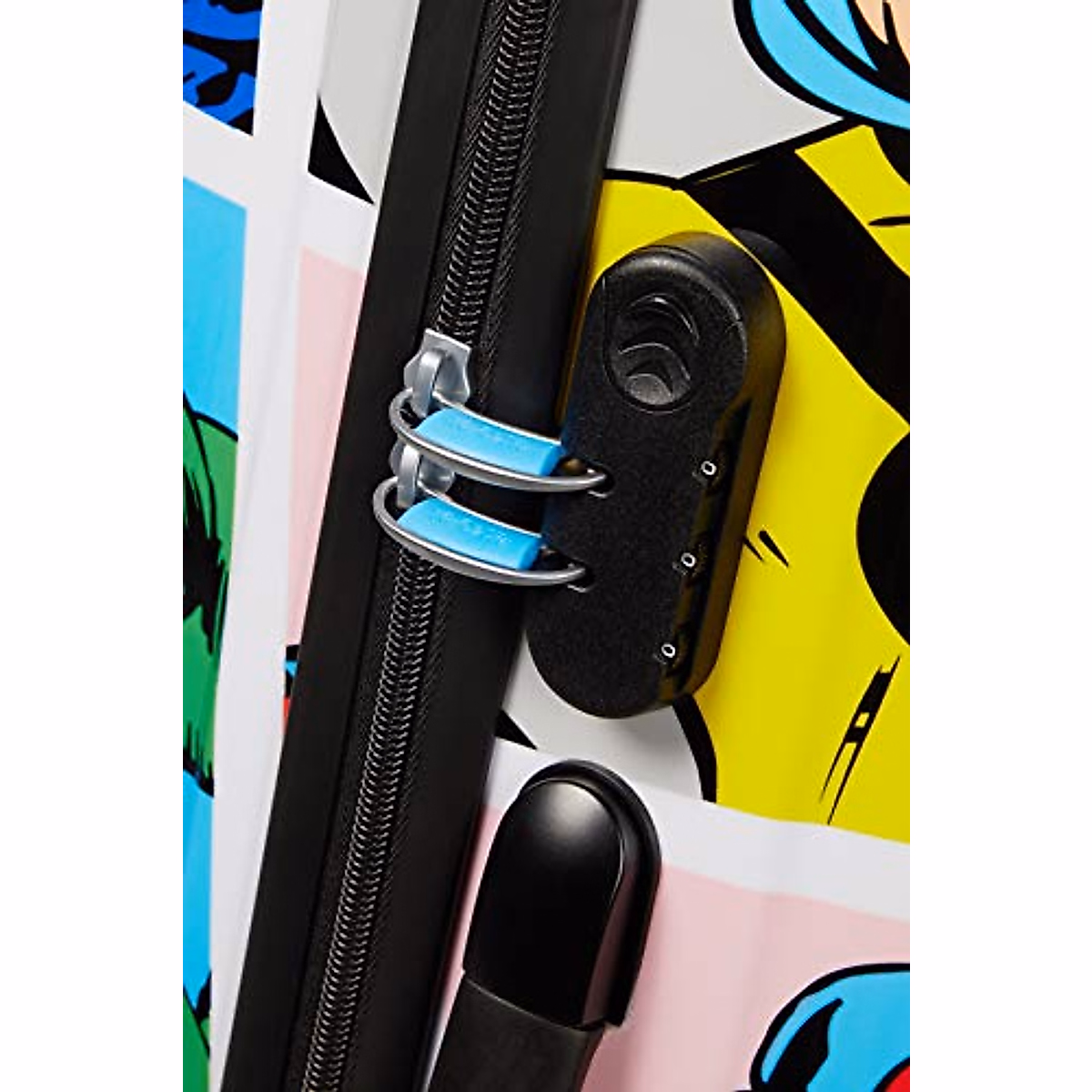American Tourister Luggage Suitcase, Multicolored (Marvel Pop Art), L (75 cm-88 L)