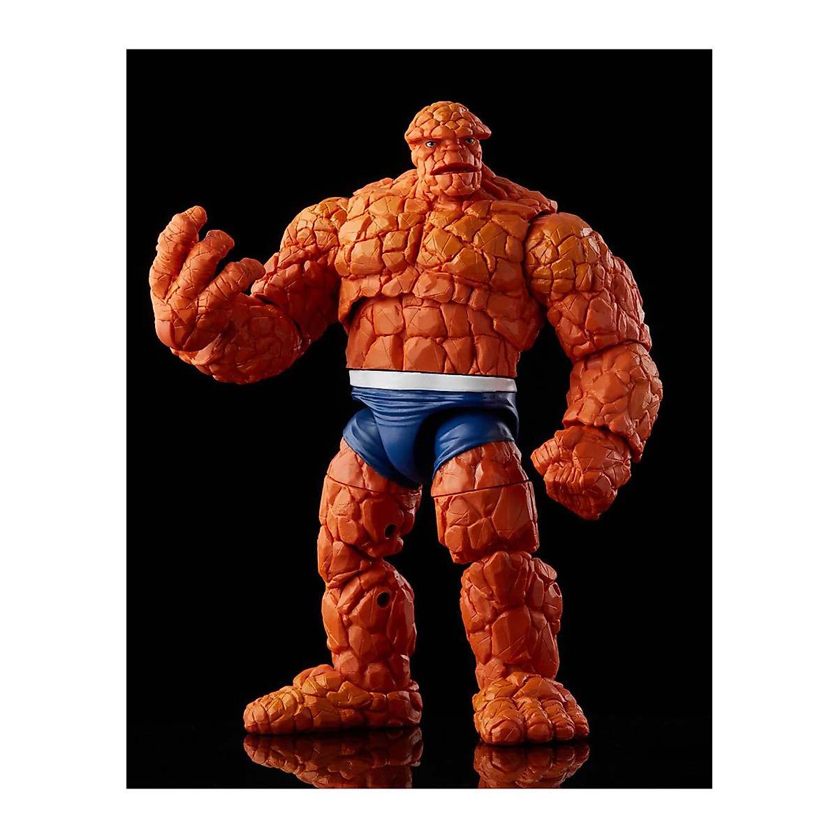 Marvel Hasbro Legends Series Retro Fantastic Four Thing 6-inch Action Figure Toy, Includes 3 Accessory