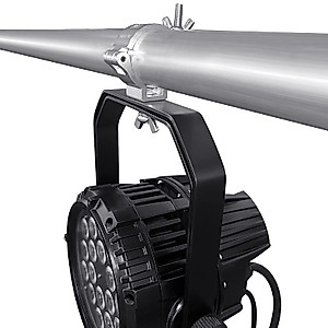 10PCS WorldLite Premium Stage Lights Truss Clamp, 2 Inch Aluminum Truss Light Clamps/Hooks, LED PAR Light Moving Head Beam Spot Clamps, Fit for 48-52mm OD Tube/Pipe Diameter, 220lb Capacity