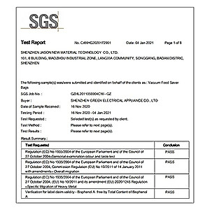 KitchenBoss Vacuum Sealer Bags Rolls: 8"x50' and 11"x50' Total 2 Rolls Vacuum Seal Rolls for Food, Sous Vide Bag Roll for Food Storage and Meal Prep