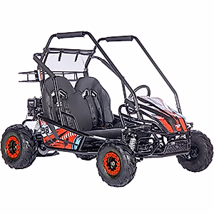 MotoTec Mud Monster XL 212cc 2 Seat Go Kart Full Suspension Red