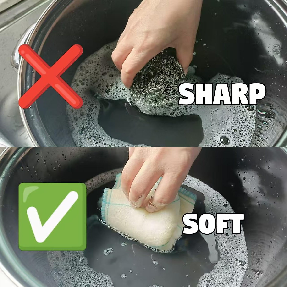 Deep fryer pot With Basket 4Quarts Enamel Stock Pot With Lid Sauce Pot Deep Fryer Pot Suitable Frying Fries,fish Cooking Soup Glass Glaze Easy to Clean High temperature resistance of 900 ° F