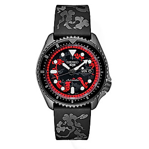 SEIKO 5 Sports One Piece Monkey D. Luffy Limited Edition Automatic Men's Watch SRPH65