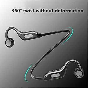 YOUOOK Open Ear Headphones Wireless Bone Conduction Bluetooth Noise Air Sports Waterproof Running Fitness Cycling Bone Sensor for Men Women Neck-Hanging Phone Smartphone