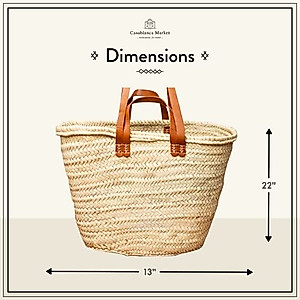 Casablanca Market Moroccan Market Basket with Four Straps