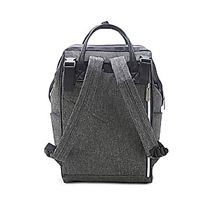 Bananafish Midi Diaper Backpack, Black