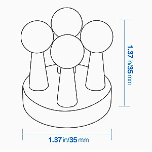 JONKEAN Razor Holder for Shower Wall, 6 Pcs Shower Hooks for Loofah, Stick on Hooks for Hanging, Waterproof Self Adhesive Utility Plug Hooks for Kitchen Bathroom Office