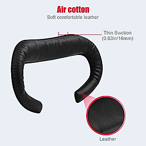 VR Facial Interface and Foam Replacement Set for Oculus Meta Quest 2 | Removable Facial Interface Frame & Foam Face Covers Replacement & Anti-Leakage Nose Pad & Lens Cover