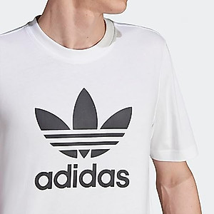 adidas Originals baby boys Trefoil Tee Shirt, White/Black, 18 Months US