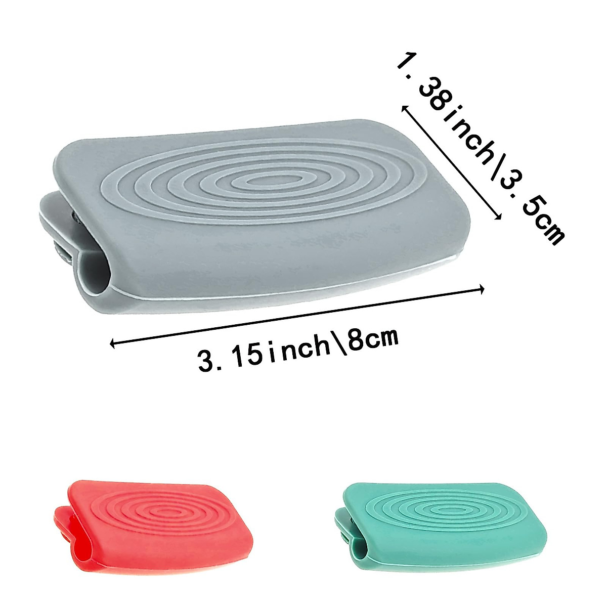 3 Pairs Silicone Assist Handle Holder Cast Iron Pan Skillet Handle Covers Protectors Non-Slip Pot Holder Sleeve for rying pan Casserole Oven Tray Cookware