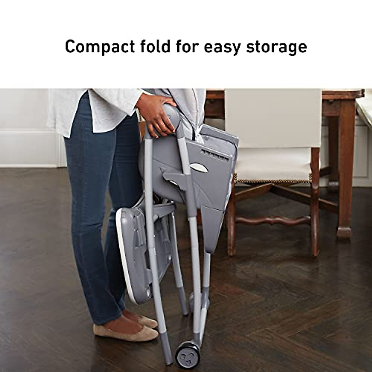 Graco Table2Table Premier Fold 7 in 1 Convertible High Chair | Converts to Dining Booster Seat, Kids Table and More, Tatum