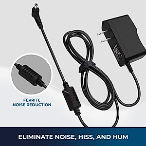 9V DC Guitar Pedal Power Supply Adapter - 1.7A 1700mA Center Tip Negative with Noise Reduction Filter - 9 Volt Regulated Pedalboard Power Supply for Effects Pedals