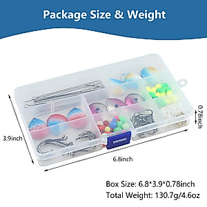 Spinner Blades Fishing Lure Making Kit 150pcs Inline Spinner Rig Making Kit Colorado Blades DIY Fishing Kit with Tackle Box for Spinner Rig Walleye Rigs