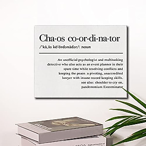 Office Wall Art Canvas Print Administrative Assistant Manager Director Poster Framed Artwork Painting for Office Home Wall & Tabletop Decor