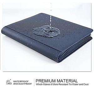 D DACCKIT Toploader Binder, Holds 288 Toploaders, 9 Pocket Top Loader Binders with Sleeves for 3" x 4" Rigid Card Holders for Trading Cards or Sports Cards in 3 x 4'' Toploaders - Black