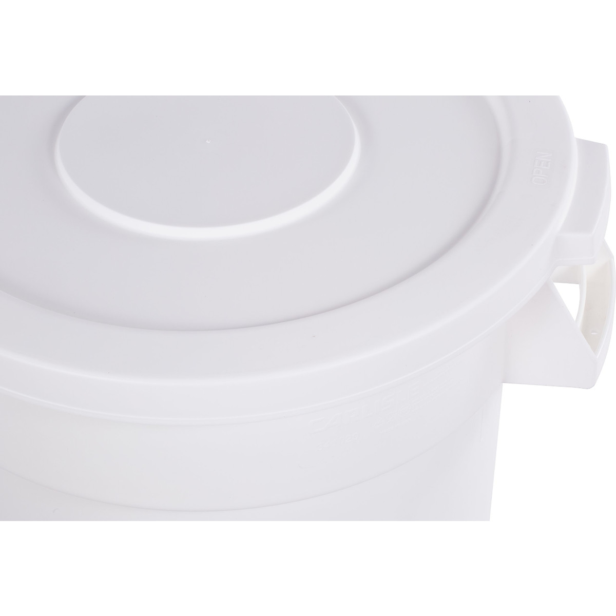 CFS 34102002 Bronco Round Waste Container Only, 20 Gallon, White