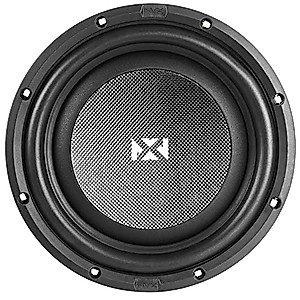 NVX SMW10D4 700W Peak (350W RMS) S-Series Shallow-Mount 10" Dual 4-Ohm Subwoofer