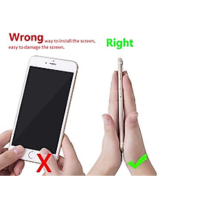 GULEEK for iPhone 6S Screen Replacement White Touch Display LCD Digitizer Full Assembly with Front Camera, Proximity Sensor, Ear Speaker and Home Button Including Repair Tool and Screen Protector