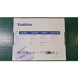 YuanLey 8 Port PoE Switch with 2 Gigabit Uplink, 8 PoE+ Port 100Mbps, 120W 802.3af/at, Extend Function, Metal, Fanless, Unmanaged Plug and Play Network Switch