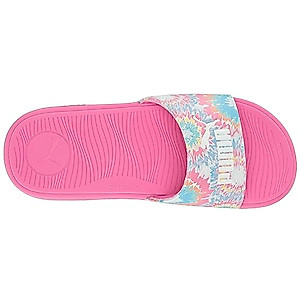 PUMA Women's COOL CAT 2.0 Slide Sandals, Phlox Pink-Puma White, 11