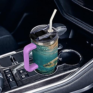 Trout 40 Oz Tumbler Insulated Stainless Steel Water Bottle Travel Mug Car Cup with Handle And Straw