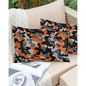 Meet 1998 Throw Pillow Covers 20x12 - Set of 2 Waterproof Pillow Cushion Cases,Camo Pillowcases Decorative Outdoor Pillow Cover for Sofa Couch Bedroom