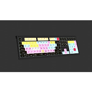 Logickeyboard 'Astra2' Backlit Designed for Composing in Avid Pro Tools on Mac • p/n LKB-PT-A2M-US