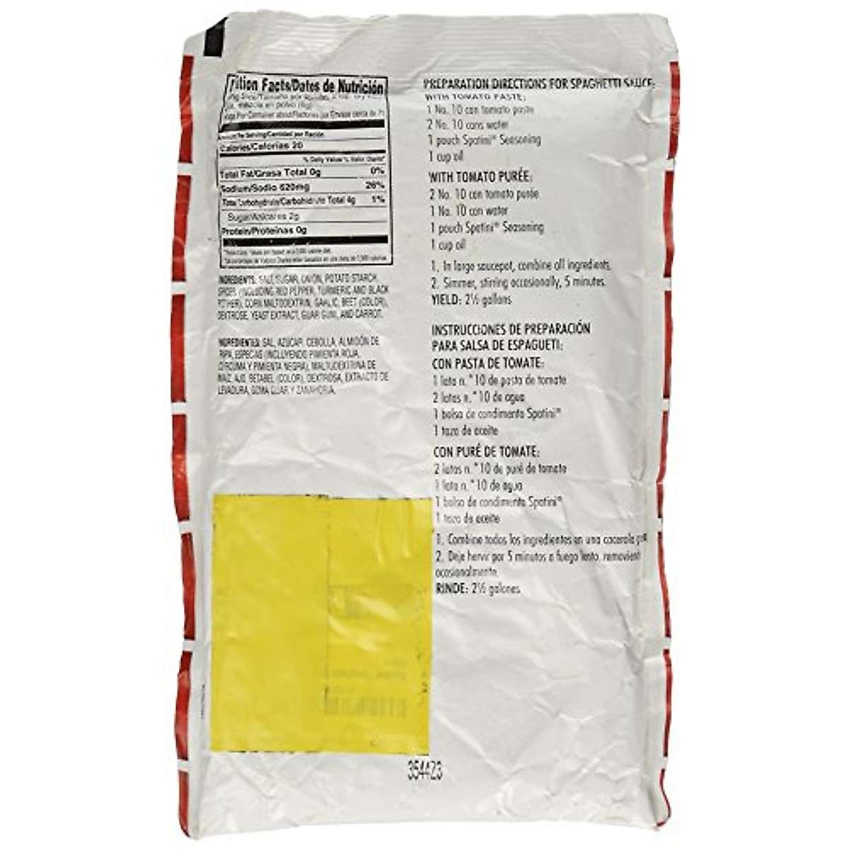 Spatini Spaghetti Sauce Mix, 15 Oz Packet