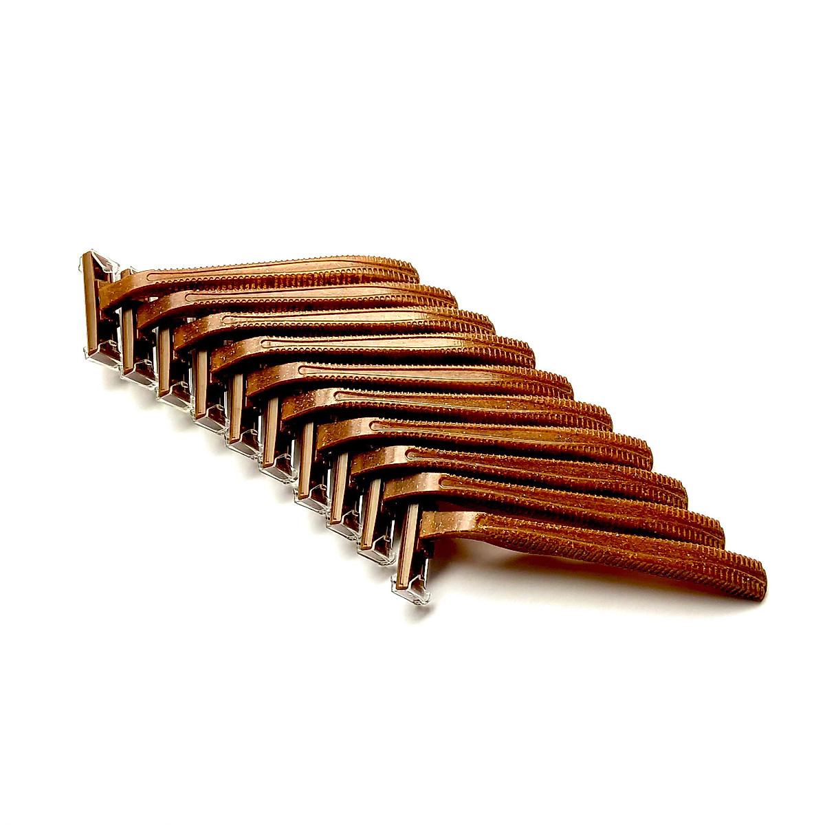 100 Twin Blade Disposable Razors Made of 35% Wheat Straw Fiber in Bulk - Professional or Home Use