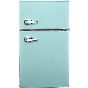 Insignia 3.1 cu. ft. Retro Mini Fridge with Top Freezer (Hot rod red)