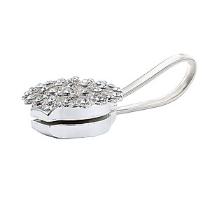 Pinowu Magnetic Crystal Flower Curtain Tiebacks (2 Pack), Decorative Curtain Holdback Buckle Clips with Stretchable String Rope for Bedroom, Living Room, Office