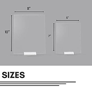 Memory Table Acrylic 8x10 Sign with Stand for Weddings | In Loving Memory Sign for Special Event on Acrylic | Lucite Table Memorial Sign (8X10, Clear Acrylic Stand)