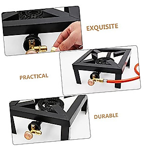 VANZACK 1 Set Gas Stove Outdoor Stove Gas Stove Portable Outdoor Bbq Cast Propane Cooker Cast Iron Propane Lpg Gas Cooker Portable Stove Burner Propane Burner Gas Stove Burner Furnace Tank