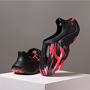 Foam Runner Shoes, Unisex Foam Runner Sneakers Pillow Cloud Shoes Non-Slip Lightweight Breathable Soft Fashion Sandals,Camouflage D,11.5/10.5