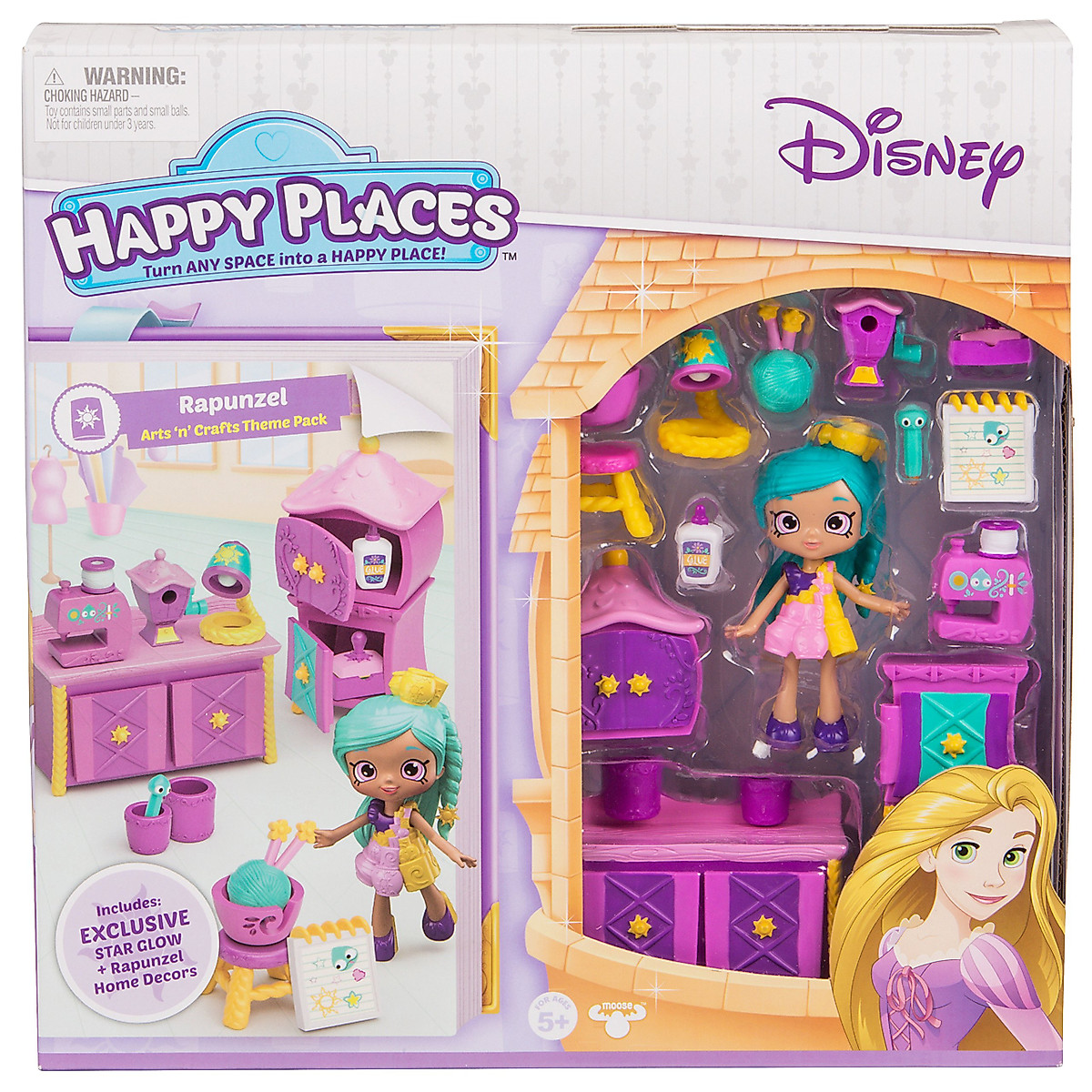 Happy Places Disney Rapunzel Arts 'N' Crafts Theme Pack