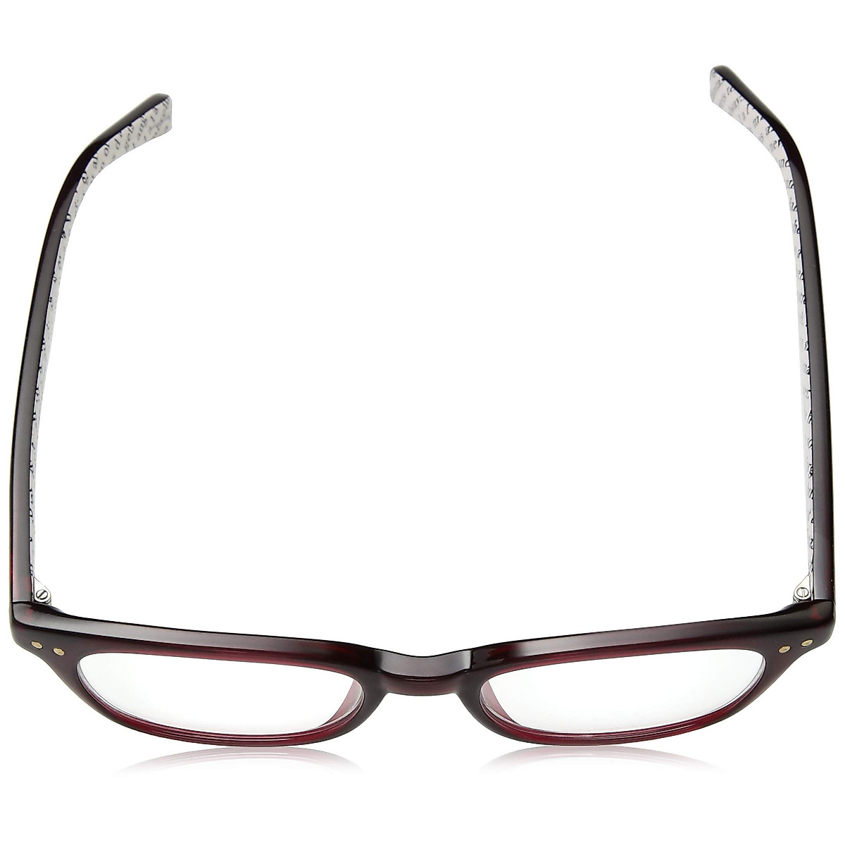 Kate Spade New York Women's Rebecca2 Rectangular Reading Sunglasses, Ople Burg, 49 mm + 1.5