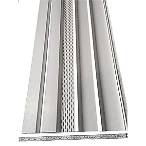 Mobile Home Skirting Box of 8 Vented White Panels 16" Wide X 35" Tall. Premium 40 Mil Thickness