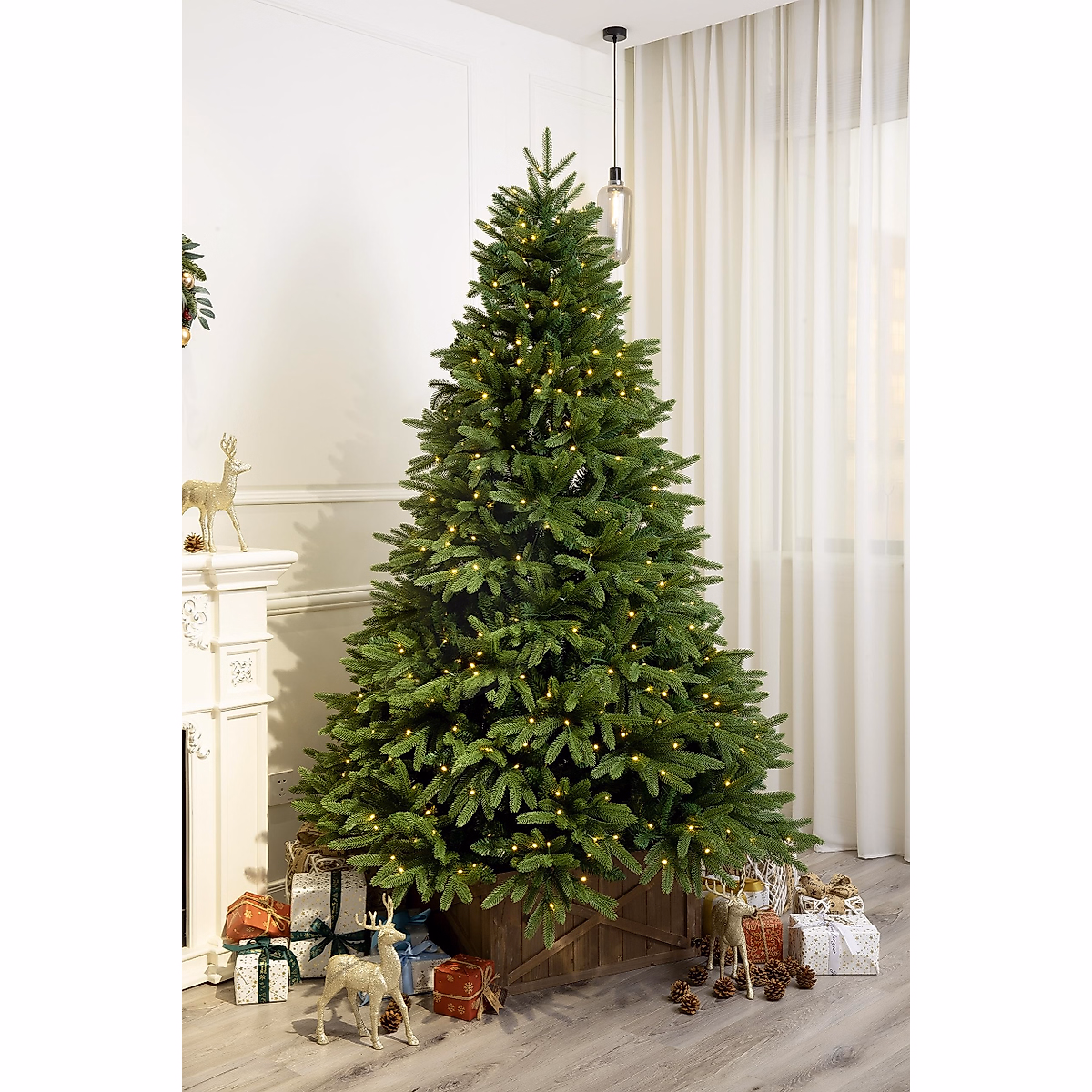 Evergreen Valley Fraser Fir Christmas Tree (6ft Pre-lit)