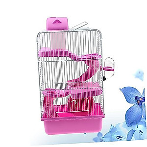 Balacoo Origami Star Paper Strips Pet Cage Villa Cage for Small Pets Pet House Hamster Guinea Pig Chinchilla Cage Small Animals Pink Travel Chinchilla Cage Hamster Cage Cool Ashtray
