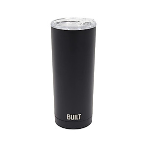 Built 20oz Water Tumbler - Stainless Steel Vacuum Insulated Tumbler with Lid, Double Wall Travel Tumbler - Durable, Reusable & Sustainable Steel Cup To Go Travel Coffee Mug (Purple)
