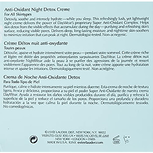 Estee Lauder Women's Nightwear Plus Anti-Oxidant Night Detox Creme, All Skin Types,1.7 Ounce (Pack of 1)