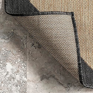 nuLOOM Loretta Transitional Diamond Indoor/Outdoor Area Rug, 4x6, Dark Grey