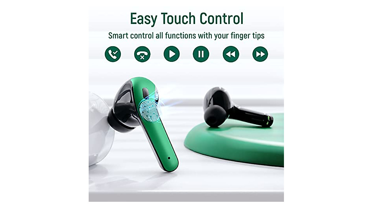 ZINGBIRD X15 Wireless Earbuds - 60H Playtime & IPX5 Waterproof