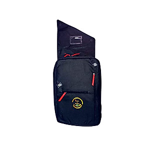 Infusion by Chef Kevin Knife Backpack | 30+ Slots for Knives & Utensils up to 18'' Padded Straps Hidden Back Pocket Computer Durable Spacious Modern| Water Repellant Chefs Culinary Students, Black